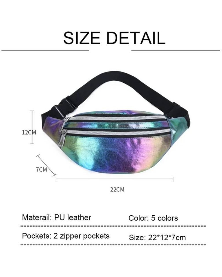 Rave Festival Bum Bags - Anti Theft Bags
